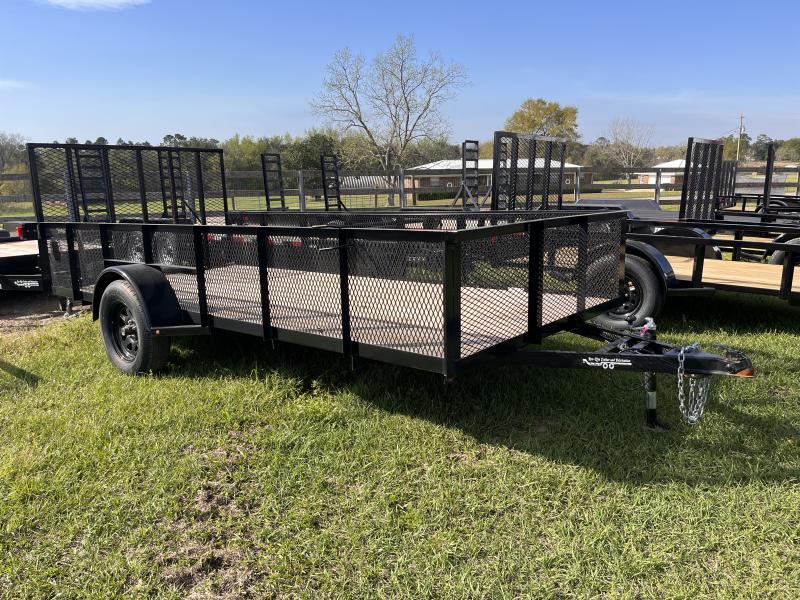 2024 Bye Rite 6'x14' 2' Mesh Sides Angle Iron Rail Utility Trailer in ...