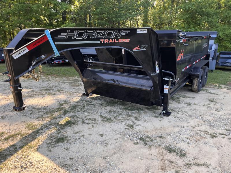 2024 Horizon Trailers 7x14 14k 42" Sides Gooseneck Telescopic Dump ...