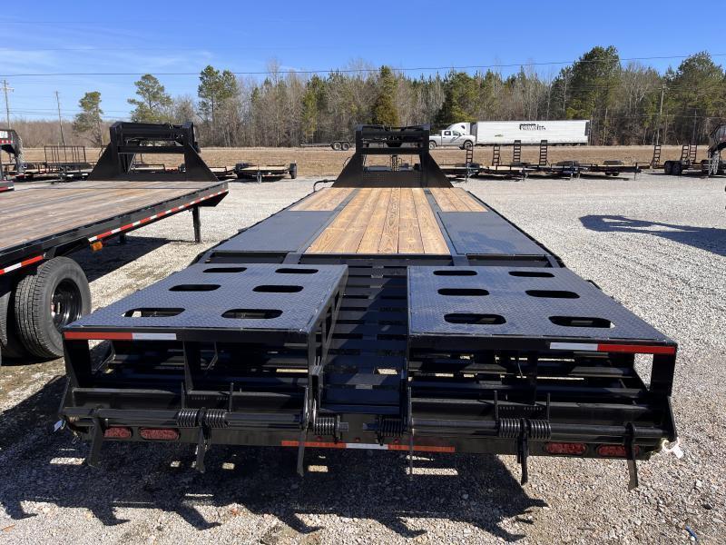 2025 Trailer World 8.5'x30' 24K winch track Gooseneck Flatbed Trailer ...