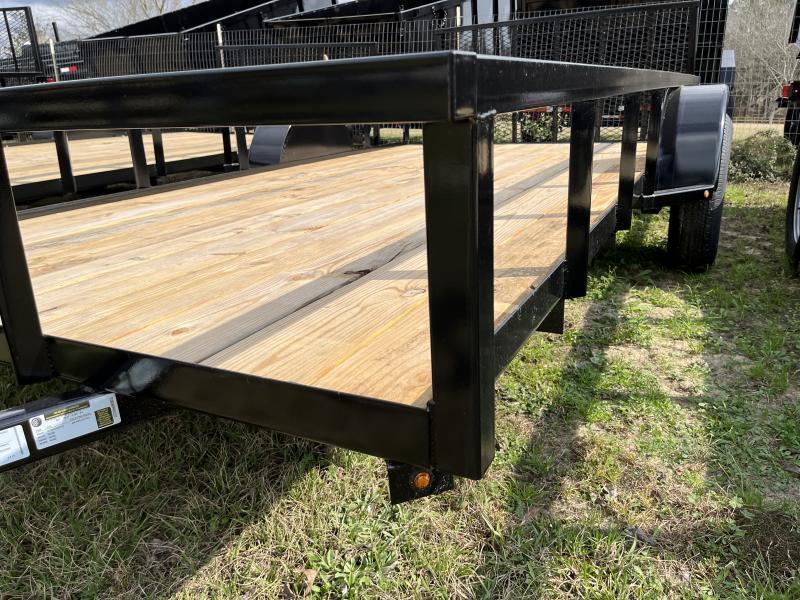 2024 Bye Rite 6'x14' Single Axle Utility 2x2 Tube Top Utility Trailer ...