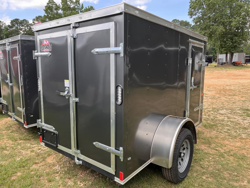 2024 Rock Solid Cargo 5x8 Double Door 3k Cargo / Enclosed Trailer in ...