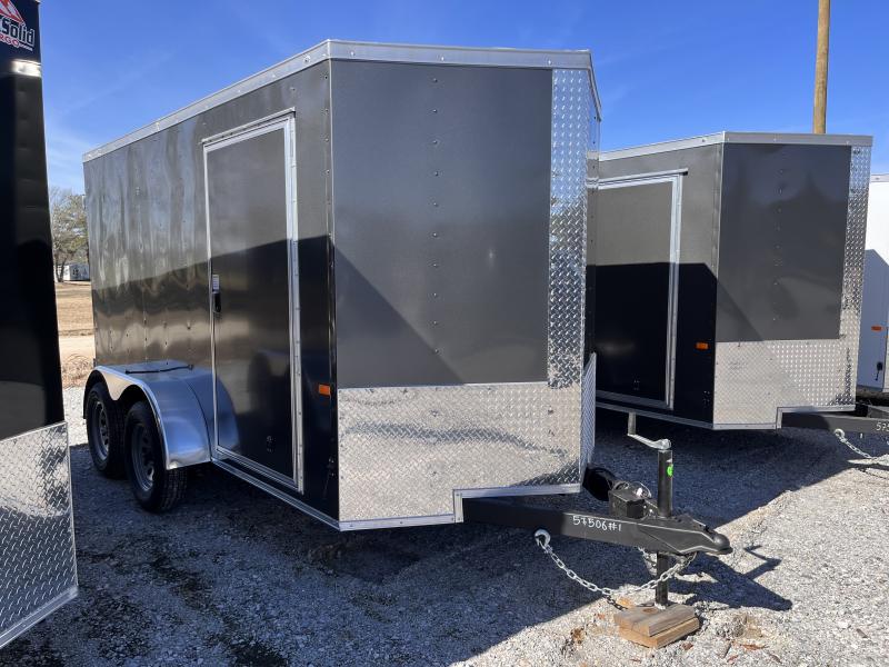 2024 Rock Solid Cargo Charcoal DRD 6 x 12 TA Cargo / Enclosed Trailer ...