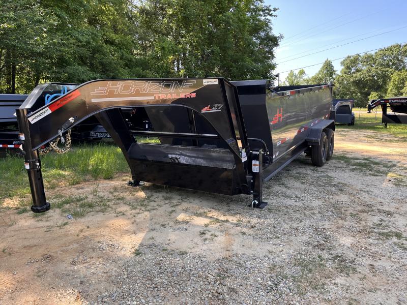 2024 Horizon Trailers 7x16 14k 42" Sides Gooseneck Telescopic Dump ...