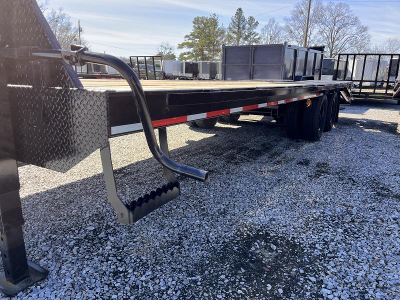 2025 Trailer World 8.5'x30' 24K winch track Gooseneck Flatbed Trailer ...