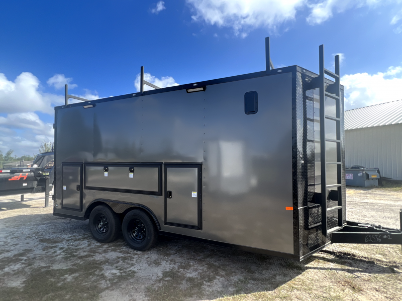 2025 8.5'x16' 10k Contractors Package Cargo / Enclosed Trailer in ...