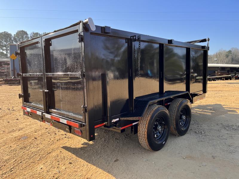 2023 Caliber 7'x14' 14k 4' Sides Telescopic Dump Trailer Dump Trailer ...