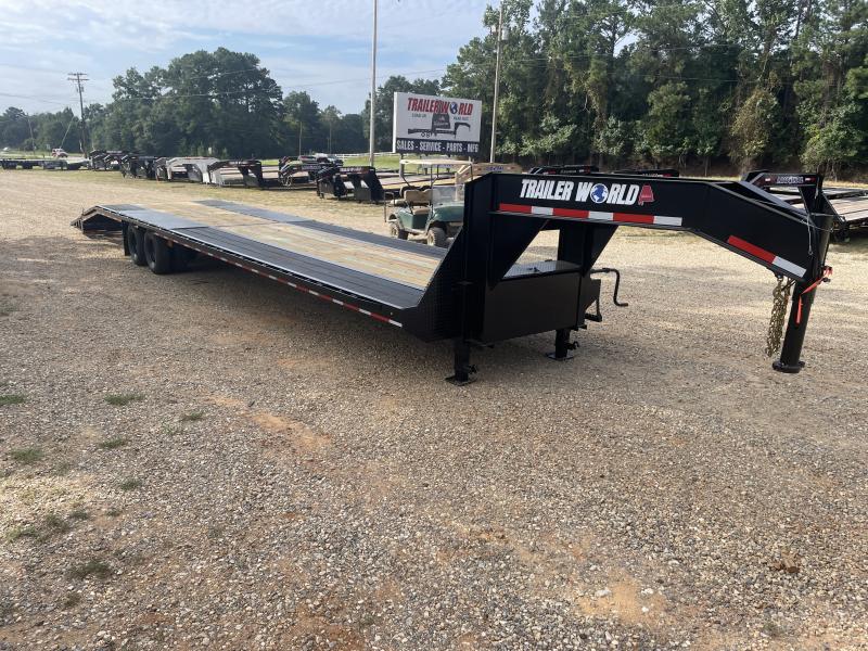 2023 Trailer World 8.5'x40' 24K Gooseneck Black Lumber Trailer Pierce ...