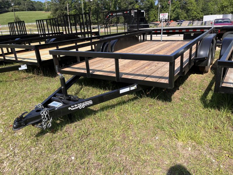 2023 Bye Rite 7'x16' 7k Wrap Tongue w/ Brake Utility Trailer DT Slide ...