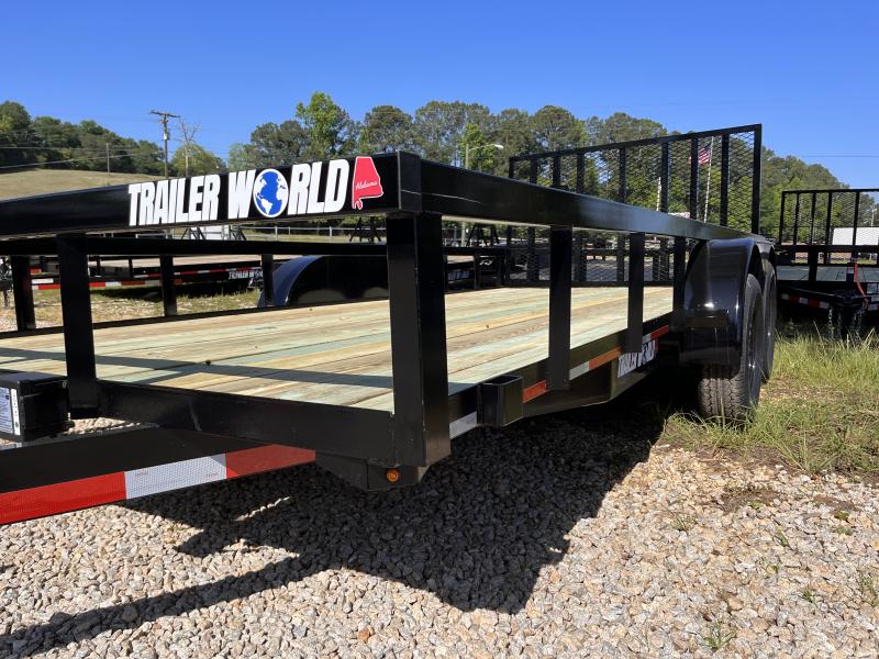 2023 Trailer World 7'X16' 7K HD Wrapped Tongue Utility Trailer W/ Brake ...