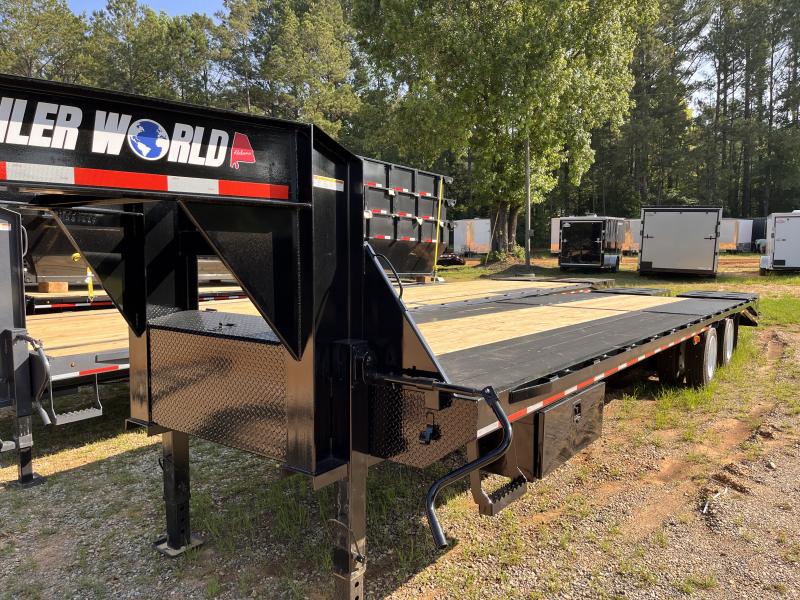 2023 Trailer World Alabama 102x32 32k Black Lumber Gooseneck Deck Over ...