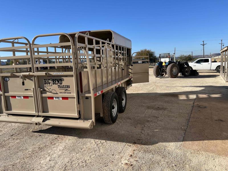 2022 Big Bend 16' Half Top Gooseneck Livestock Trailer in Abilene, TX ...