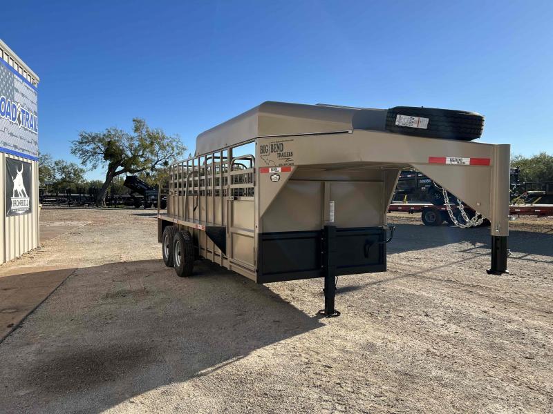 2022 Big Bend 16' Half Top Gooseneck Livestock Trailer in Abilene, TX ...