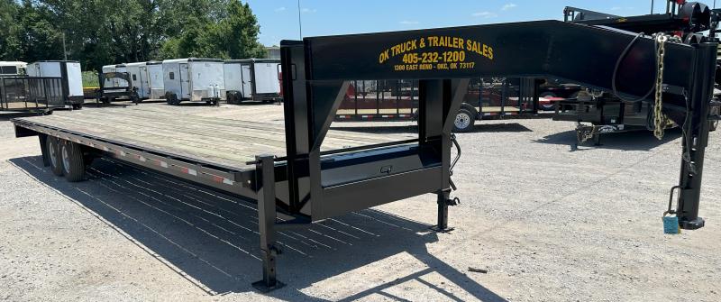2024 Road Boss 32' Tandem Axle Gooseneck Flatbed Equipment Trailer in ...