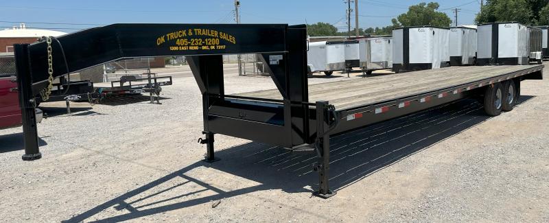 2024 Road Boss 32' Tandem Axle Gooseneck Flatbed Equipment Trailer in ...