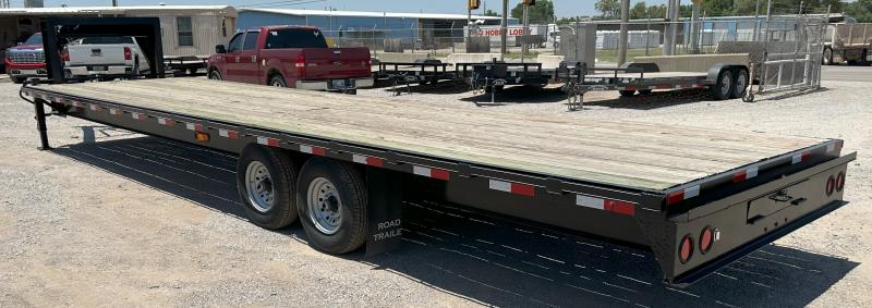 2024 Road Boss 32' Tandem Axle Gooseneck Flatbed Equipment Trailer in ...