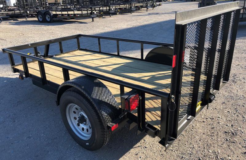 2024 Road Boss 5'X10' Single Axle, 3' Gate, Dove, Pipe Top Rail Utility ...
