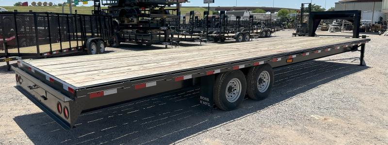 2024 Road Boss 32' Tandem Axle Gooseneck Flatbed Equipment Trailer in ...