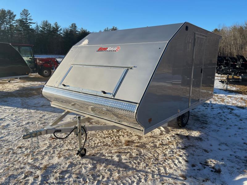 2023 SnoPro Trailers 101x12 Hybrid 2-Place Snowmobile Trailer w/Side ...