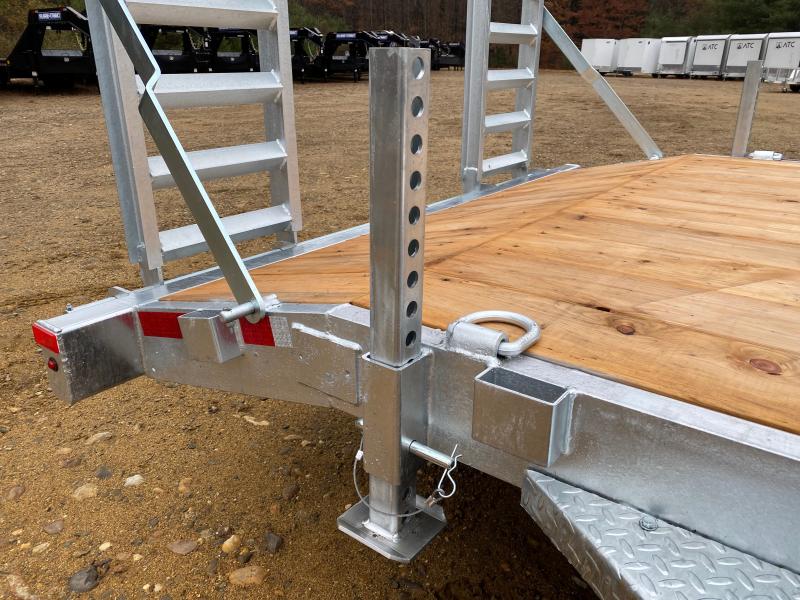 2025 N&N Trailers 7x18 Galvanized 14K Equipment Trailer w/Stand Up ...