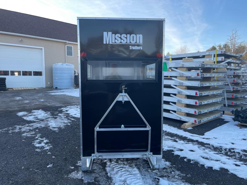 2023 Mission 4x6 Aluminum Ice Shack w/Tow Hitch, Skis, & Roof Vent in ...