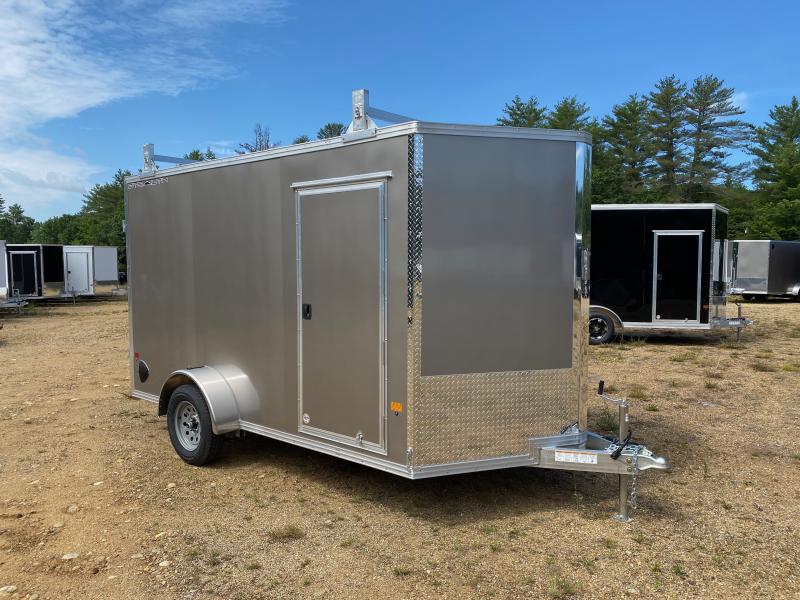 2025 Stealth 7x12 Aluminum 3.5K Enclosed Cargo Trailer w/Roof Racks ...