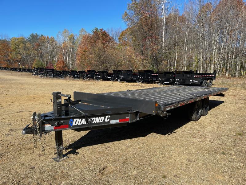 2022 Diamond C Trailers 8.5x22 Powder Coated 18K Deckover Tilt ...