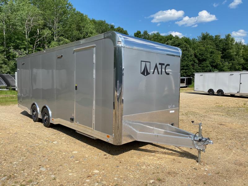 2024 ATC 8.5x24 Aluminum Enclosed 10K Car/Racing Trailer w/Escape Door ...