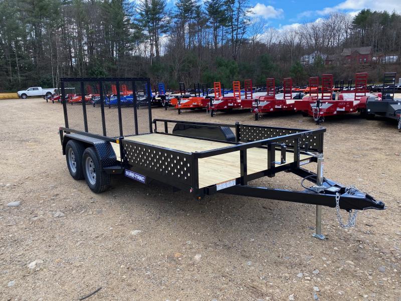 2025 Sure-Trac 7x14 Powder Coated 7K Tube Top ATV/Utility Trailer w ...