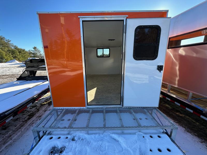 2023 SnoPro 8x12 Aluminum Insulated Ice Shack w/Tow Hitch, Sliding ...