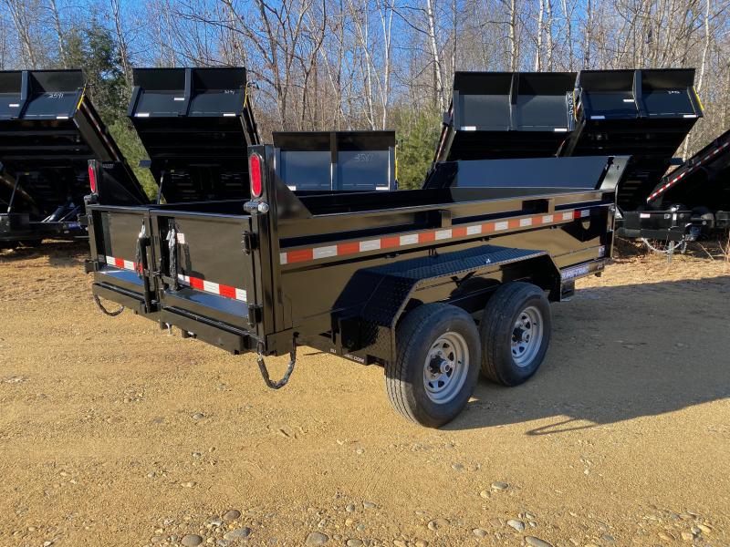 2024 Sure-Trac 6x12 Powder Coated 10K Dump Trailer w/Slide In Ramps in ...