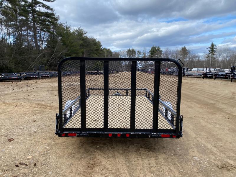 2024 PJ Trailers 7x12 Powder Coated 3K Utility Trailer w/Rear Ramp Gate ...