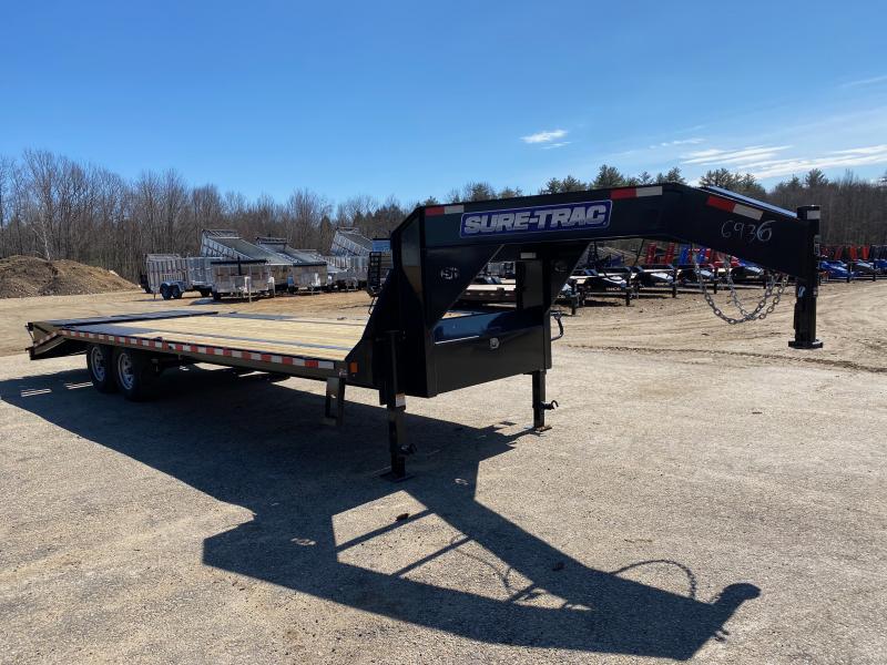 2024 Sure-Trac 8.5x20+5 Powder Coated 15K Deckover Gooseneck Equipment ...