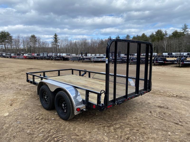 2024 PJ Trailers 6.5x12 Powder Coated 7K Utility Trailer w/Rear Ramp ...