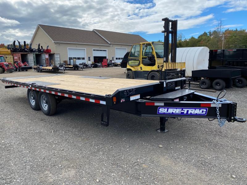 2024 Sure-Trac 8.5x22 Powder Coated 15K Power Tilt Deckover Equipment ...