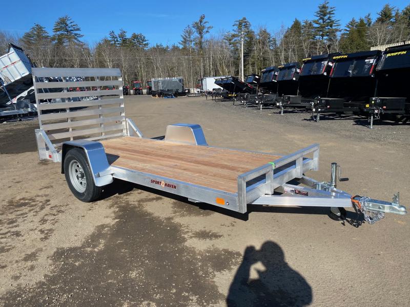 2024 Sport Haven 5x12 Aluminum 3K Open Deck Utility Trailer w/Fold Flat ...