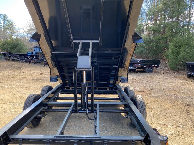 2024 PJ Trailers 7x14 Powder Coated 14K Scissor Lift Dump Trailer w ...