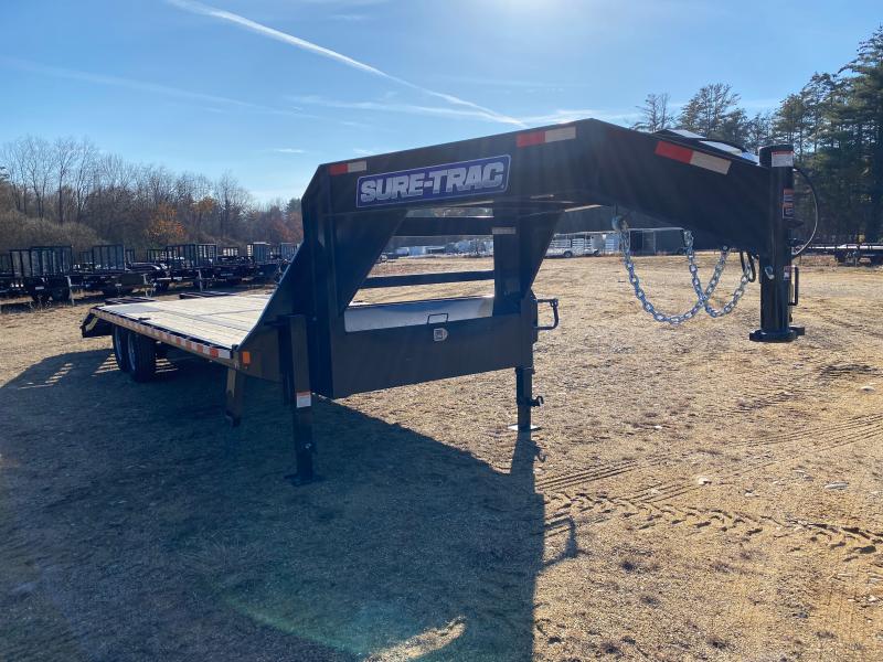 2023 Sure-Trac 8.5x21+5 Powder Coated 15K Deckover Gooseneck Equipment ...