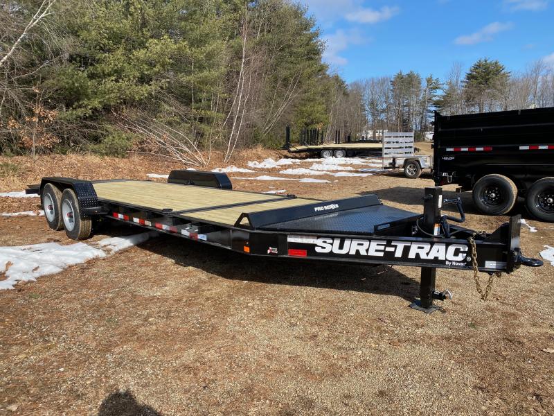 2024 Sure-Trac 7x18+4 HD Partial Tilt 17.6K Equipment Trailer w/In ...
