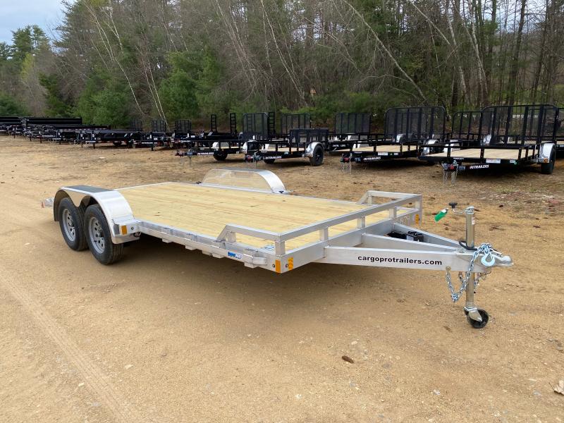 2024 CargoPro Trailers 7x18 Aluminum 7K Wood Deck Car Hauler w/Slide-In ...