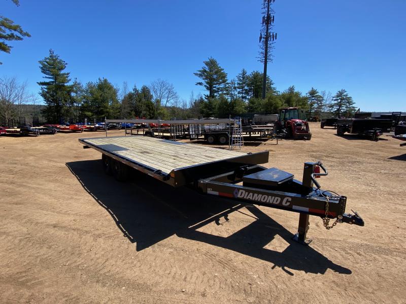 2022 Diamond C 8.5x22 15K Powder Coated Deck-Over Tilt Equipment ...