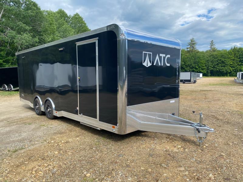 2024 ATC 8.5x24 Aluminum Enclosed 10K Car/Racing Trailer w/Escape Door ...