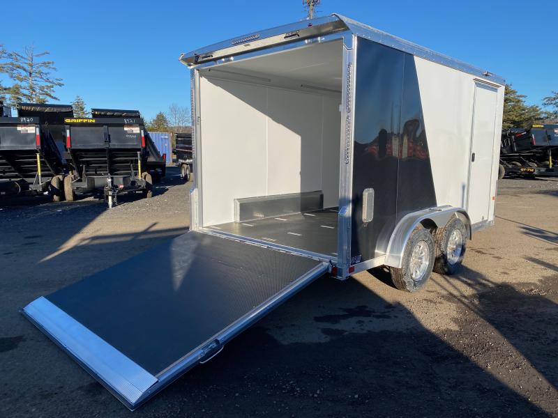 2024 NEO Trailers 7.5x12 Aluminum 7K Motorcycle Trailer w/Extra Height ...