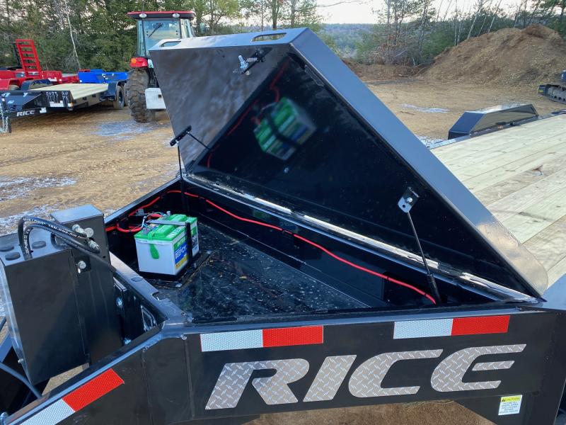 2024 Rice Trailers 7x20+4 Promax Industrial 21K Equipment Trailer w/Hyd ...