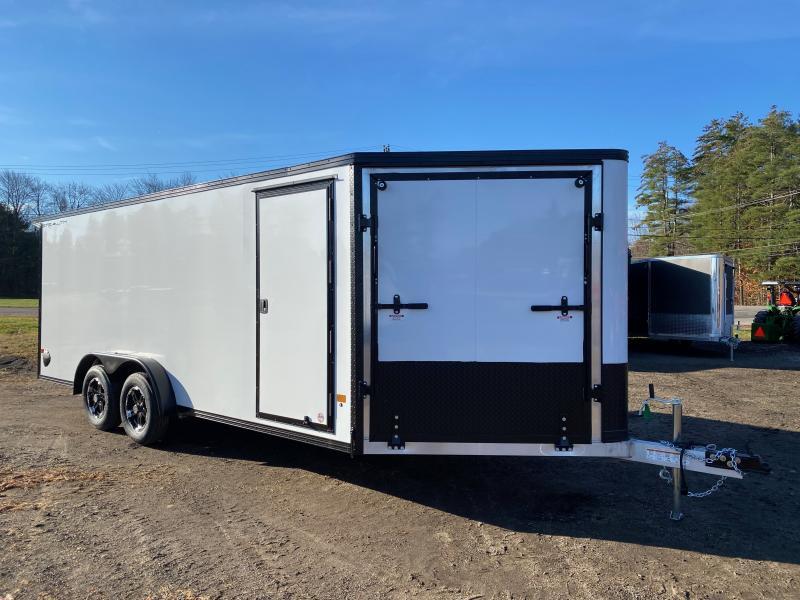 2024 Stealth Trailers 7.5x18 Enclosed 3-Place Snowmobile Trailer w/Rust ...