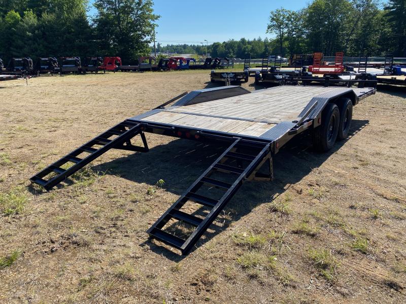 2023 PJ Trailers 8.5x20 Powder Coated 14K Full Width Car Hauler w/Stand ...