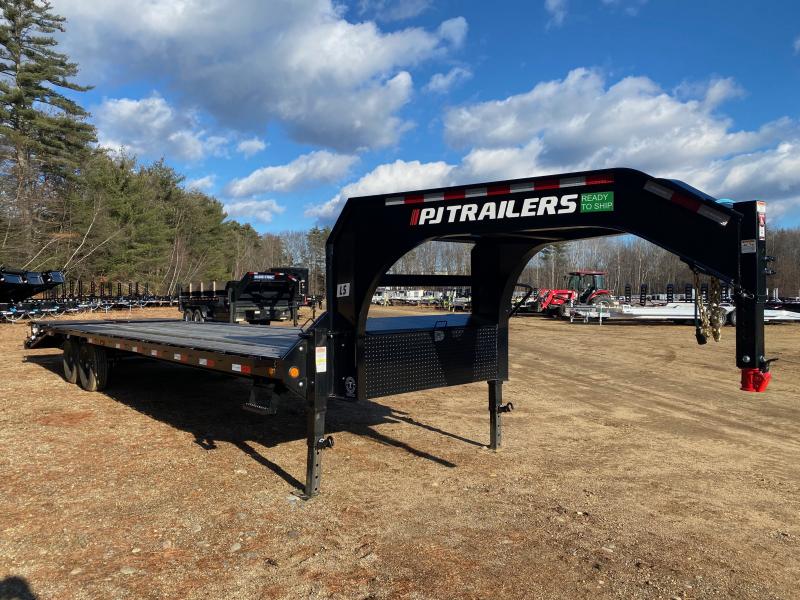 2022 PJ Trailers 8.5x30 Deckover Gooseneck 15.5K Equipment Trailer w ...