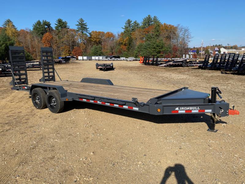 2024 Iron Bull 7x22 Powder Coated 16K LowPro Equipment Trailer w/HD ...