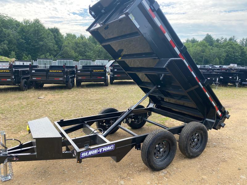 2025 Sure-Trac 5x10 LowPro 7K Powder Coated Dump Dump Trailer w/Barn ...