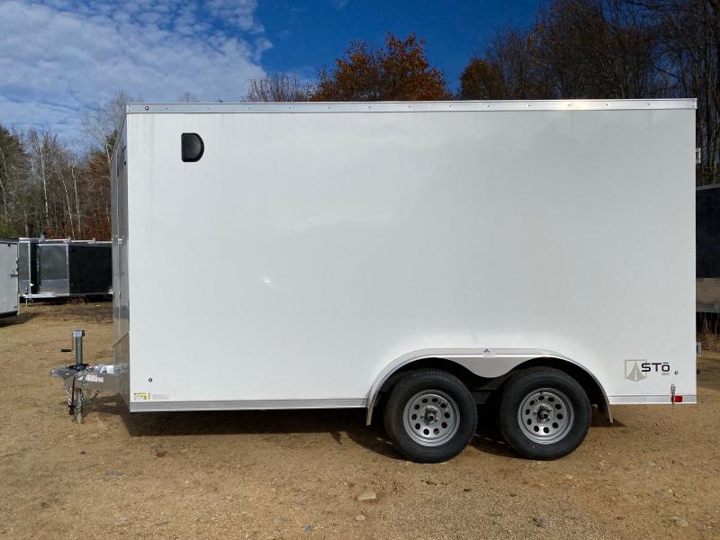 2023 ATC 7x14 Aluminum 7K Enclosed Cargo Trailer w/Rear Double Barn ...