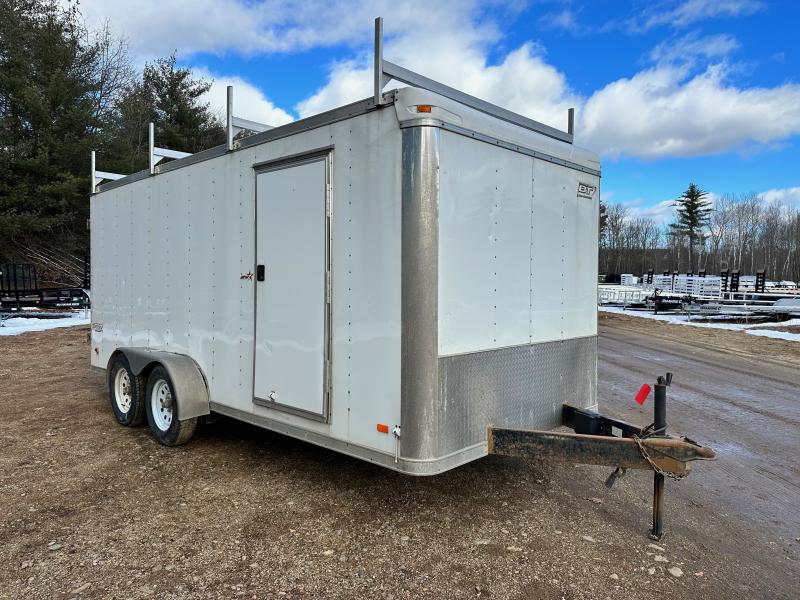 2012 Bravo Trailers 7x16 Enclosed 7K Cargo Trailer w/Barn Doors & Roof ...